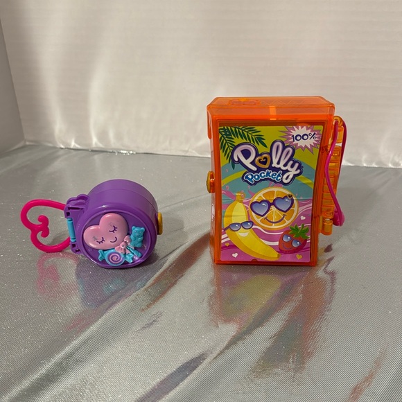polly pocket | Toys | Polly Pocket Jungle Safari Juice Box Compact And ...